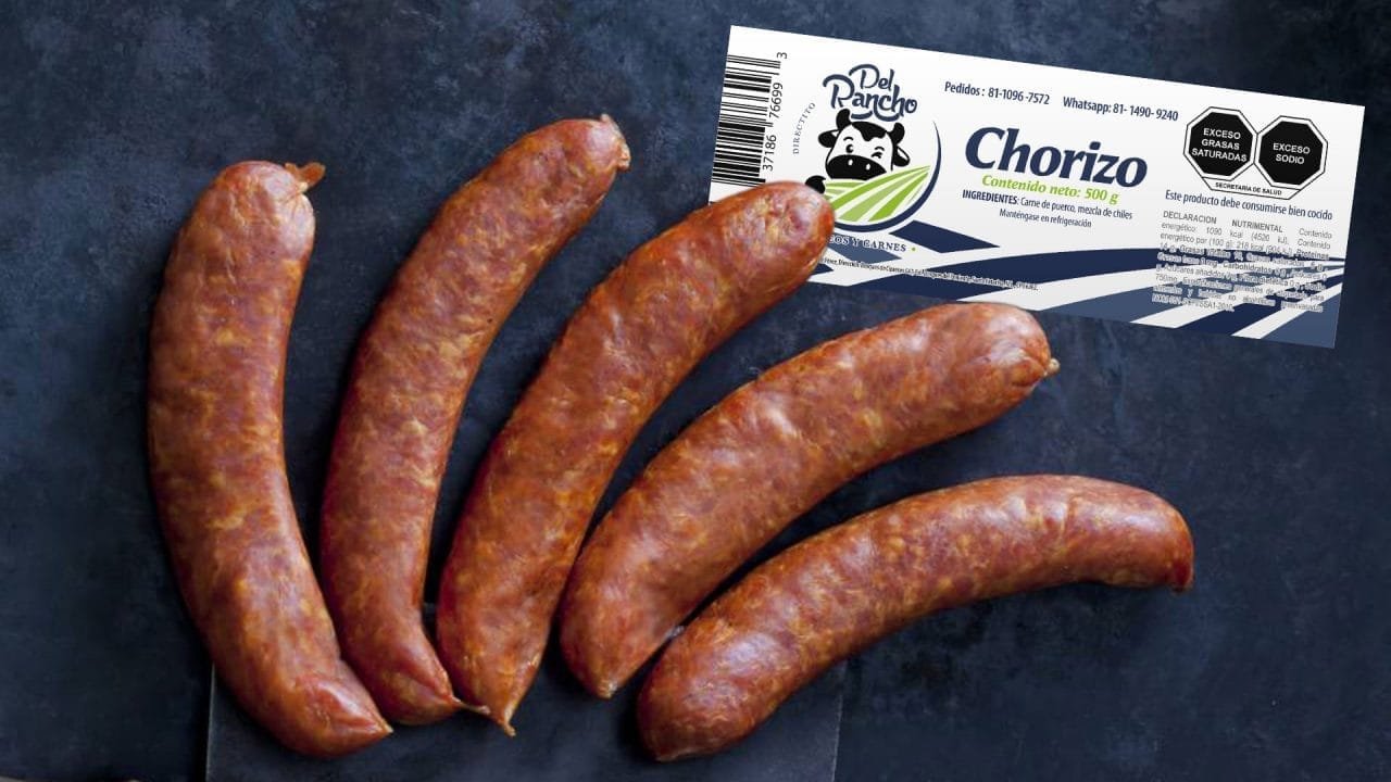 Diseño de etiqueta adhesiva para chorizo Directito del Rancho | LANDOIS ...